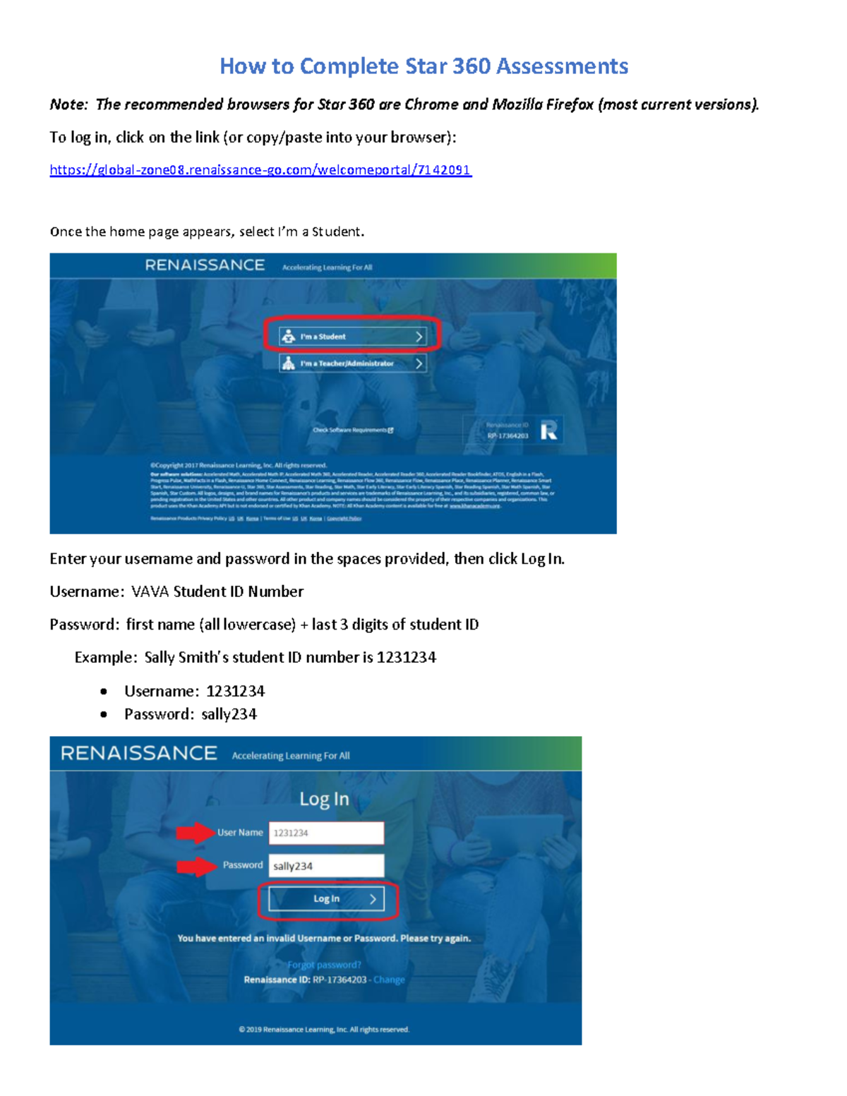 How to Complete Star 360 Assessments (002) - How to Complete Star 360 Assessments Note: The ...