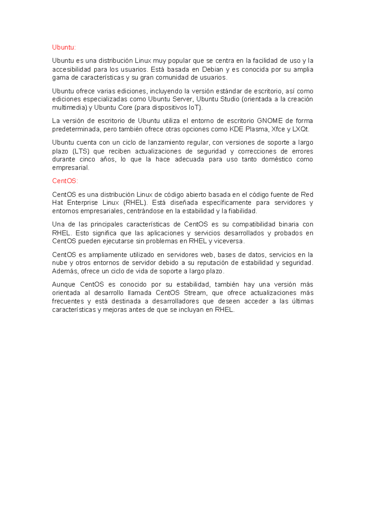 Telecom 4 - Ubuntu: Ubuntu es una distribución Linux muy popular que se ...