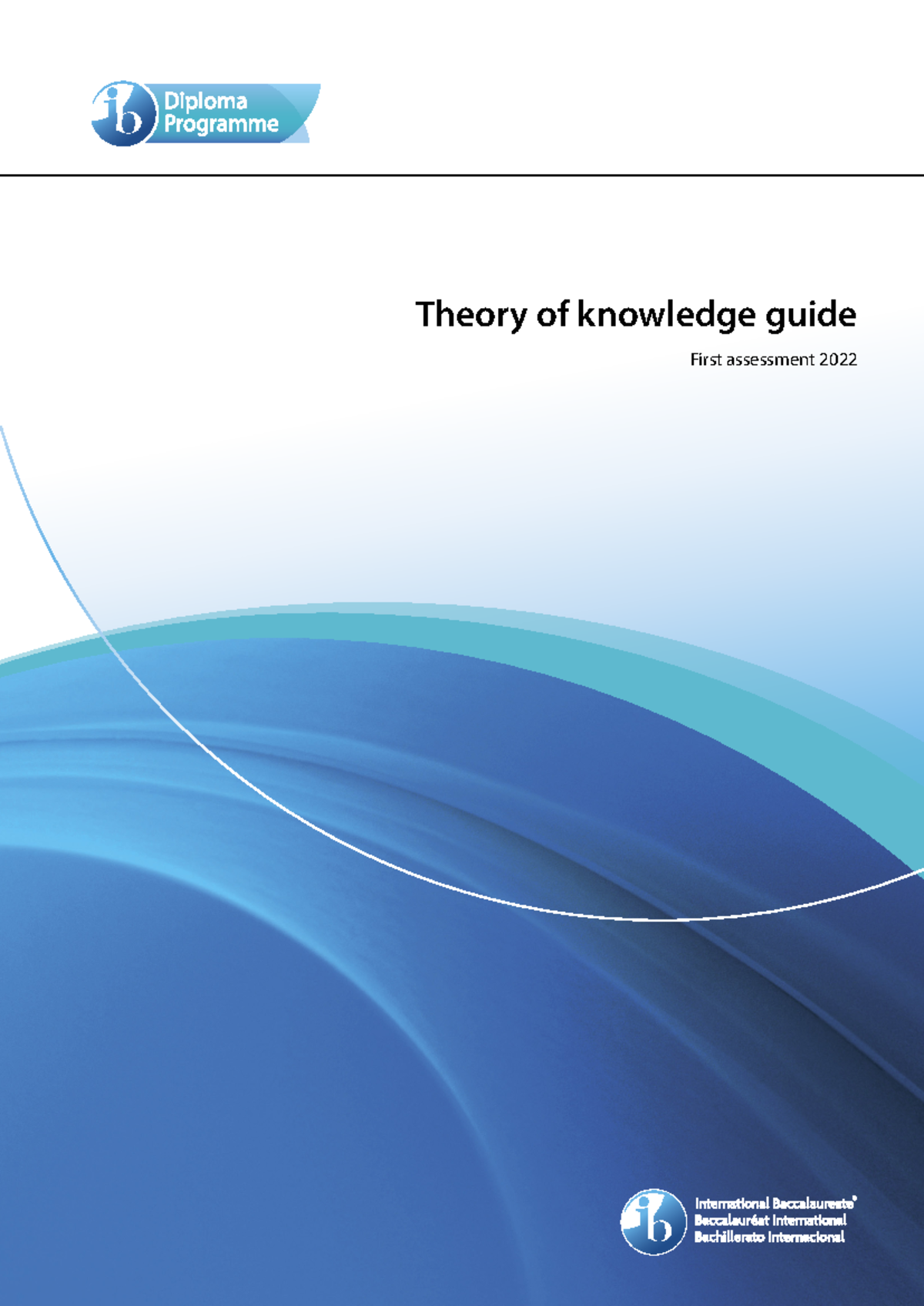 Theory of Knowledge Course Guide - Theory of knowledge guide First ...
