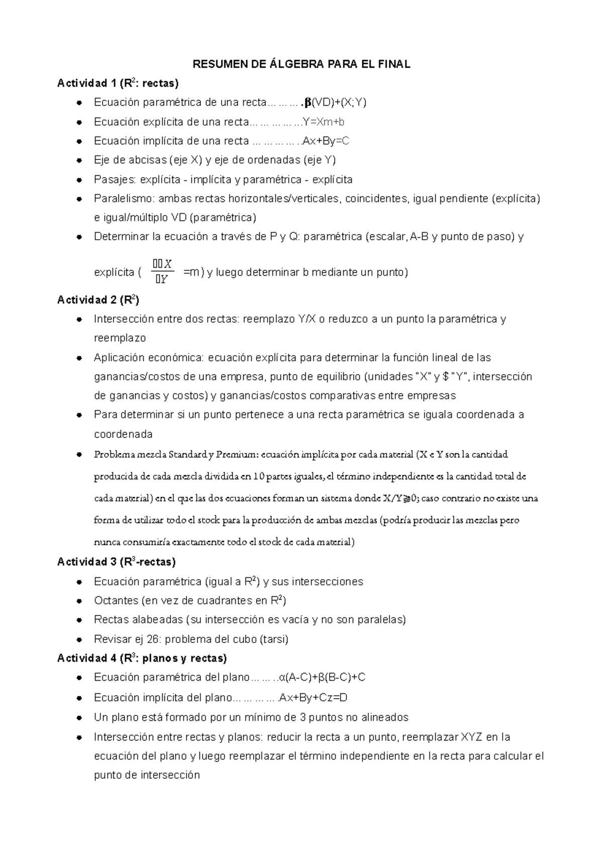 Resumen DE Álgebra PARA EL Final - RESUMEN DE ÁLGEBRA PARA EL FINAL ...