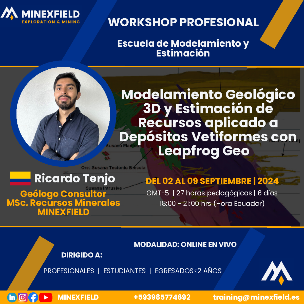 Brochure Modelamiento Geológico 3D y Estimación de Recursos de ...