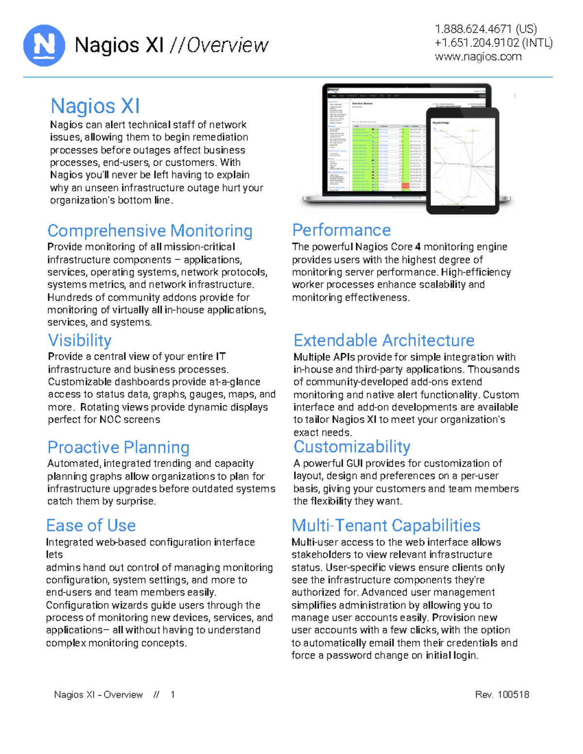 Nagios-XI-Overview - Nagios-XI-Overview - Nagios XI - Overview // 1 Rev. 100518 Nagios XI ...