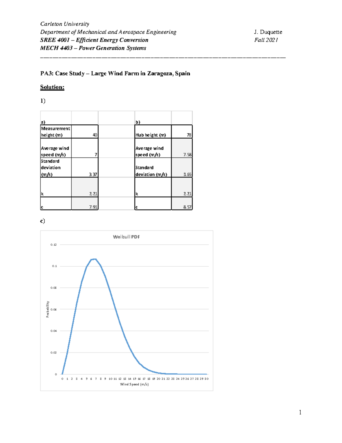 PA3 solution - Carleton University Department of Mechanical and ...