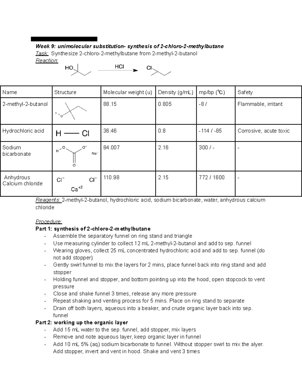 Substitution lab - experiment pt 1 - 6/14/22 Josie Beck Week 9 ...