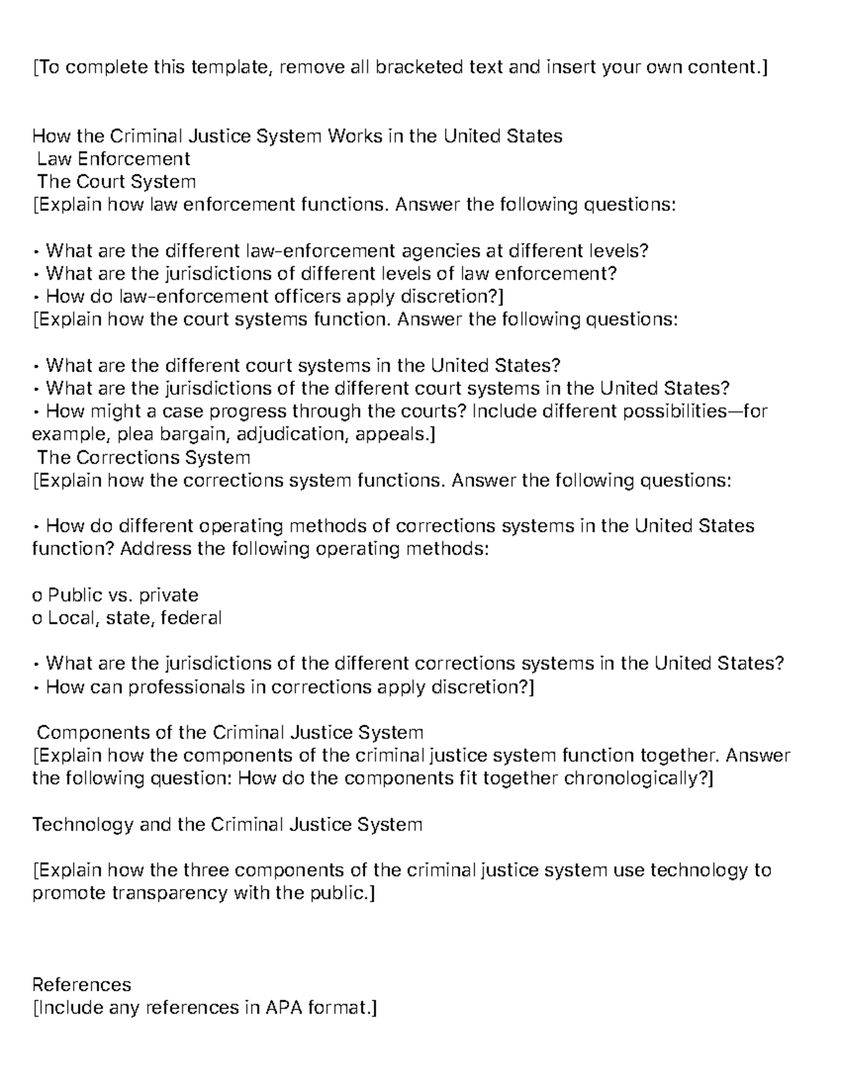 CJ 112 module seven project two - [To complete this template, remove ...