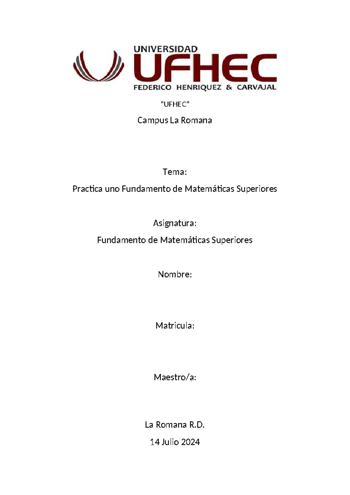 UFHEC 2 PRESENTACION - lenguaje - “UFHEC” Campus La Romana Tema ...