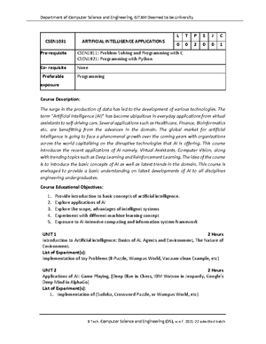 OS Course objectives and outcomes - 19ECS204: OPERATING SYSTEMS Course ...