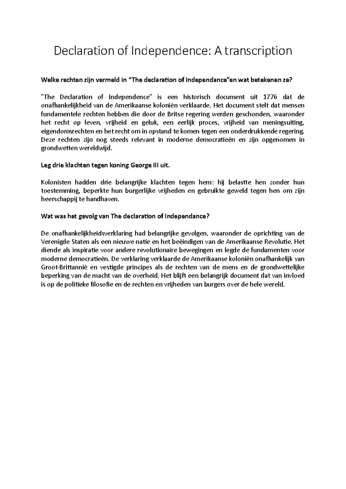 WPO VS - Bulut Can Sönmez - Declaration of Independence: A ...