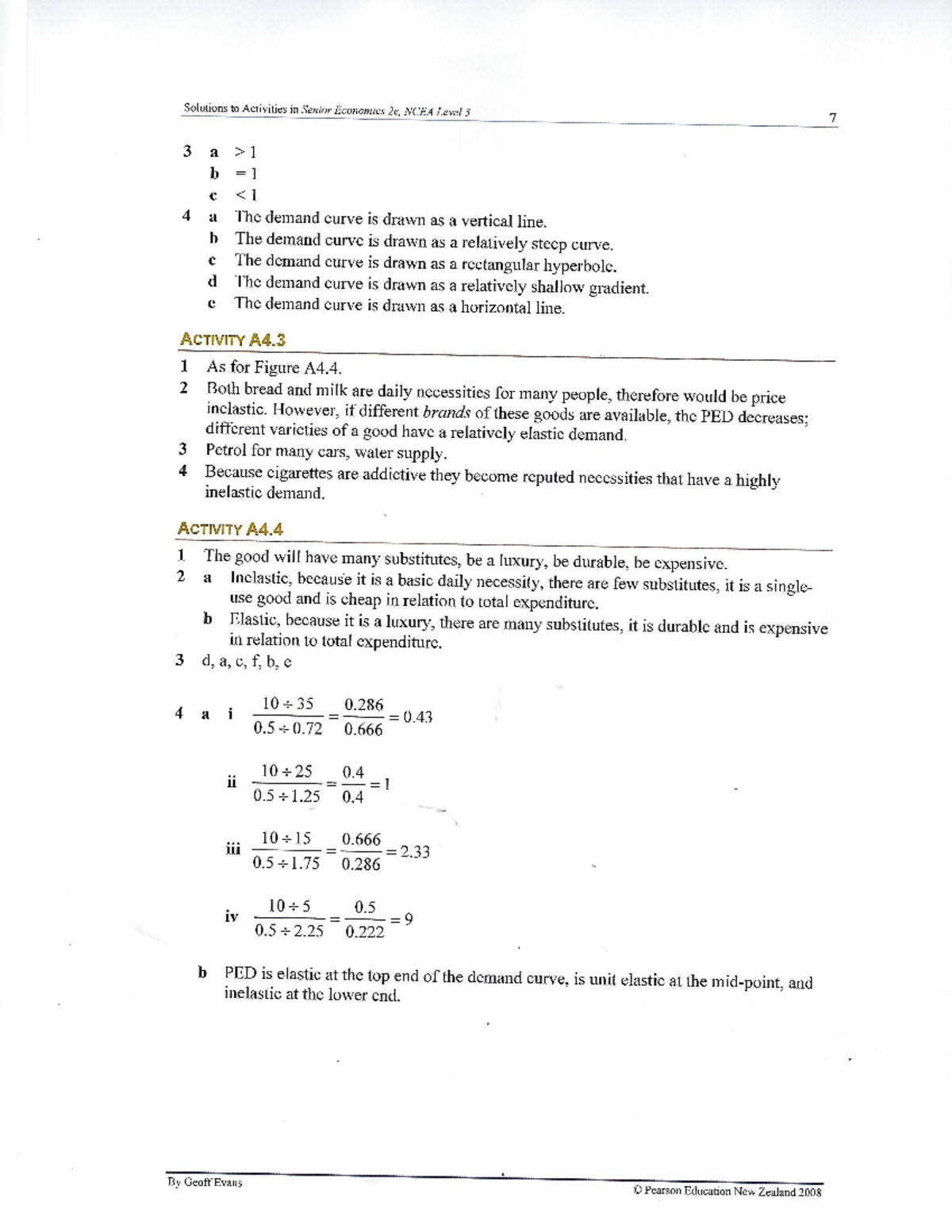 Chapter 4 solution to activities - economics - Studocu