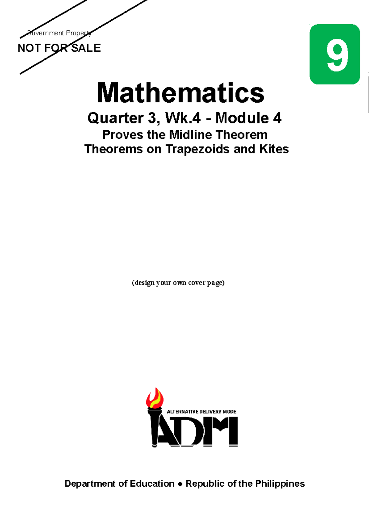 Math9 Q3 Week4 Provesthe Midline Theorem version 2 - NOT Mathematics ...