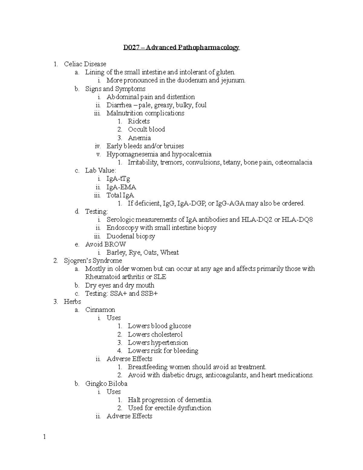 D027 Study Guide to assist with the class - D027 - WGU - Studocu