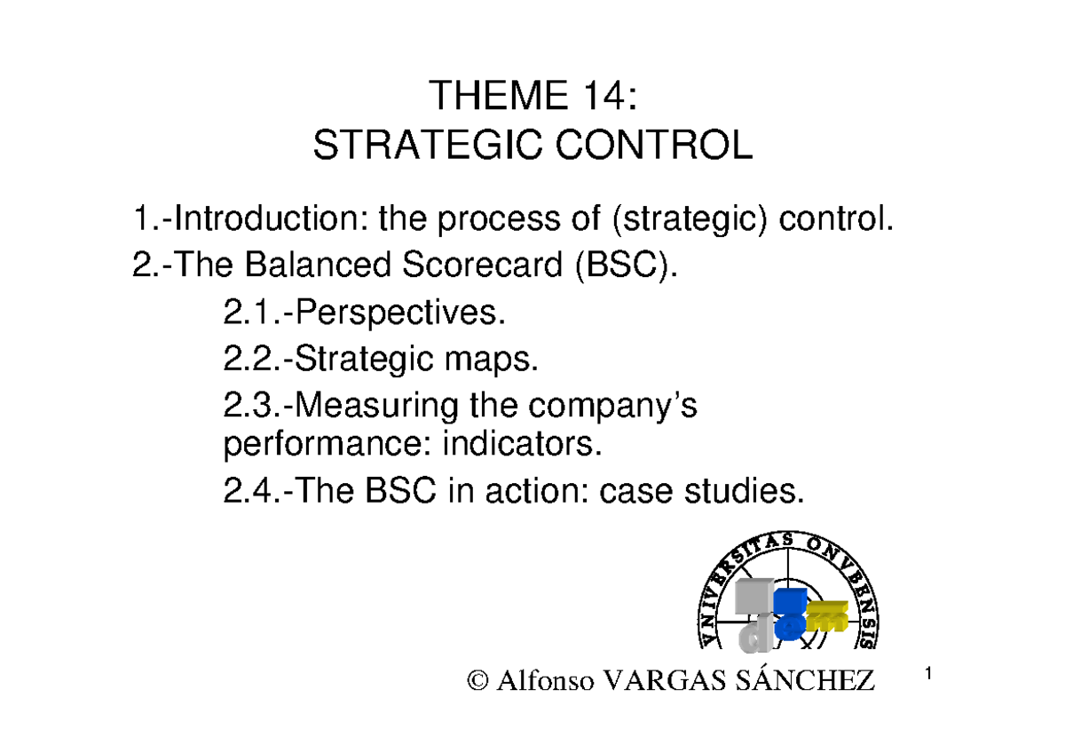 Theme 14 - NANNAMAA - 11 © Alfonso VARGAS SÁNCHEZ THEME 14: STRATEGIC ...