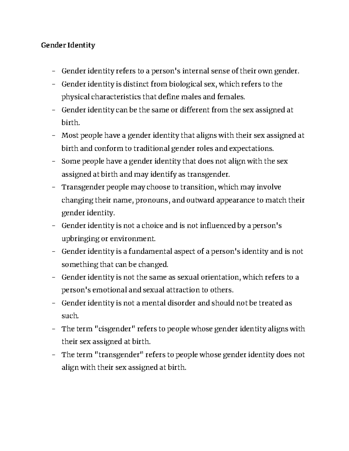 Gen 5-9 - Intro to Gender, Race, and Sexuality - Professor Sandler ...