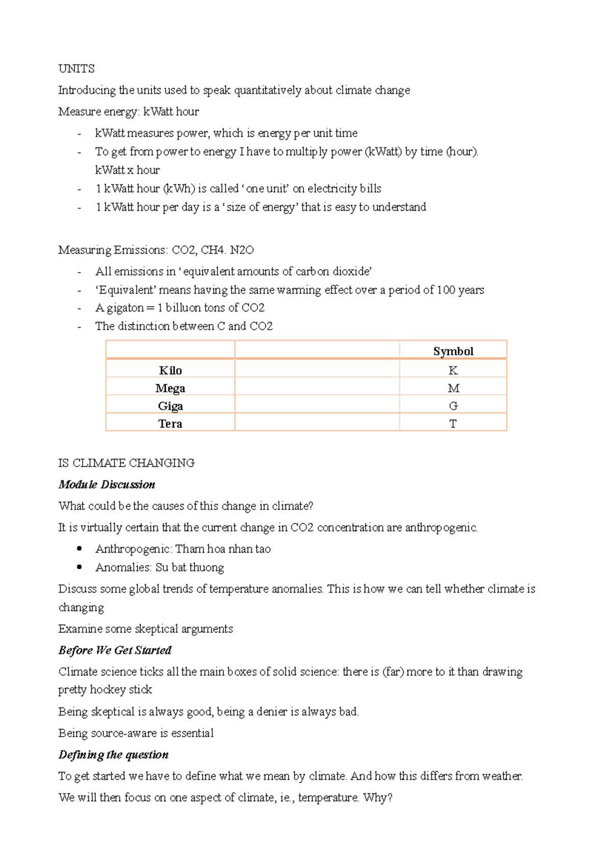 Studycoursera - BA penn - UNITS Introducing the units used to speak ...