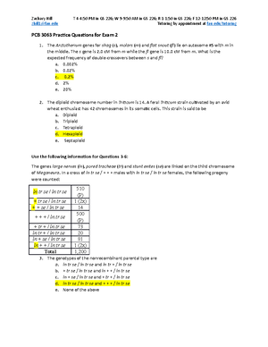 Genetics Chapter 15 Notes Part 4 - The genetic code Codon is a group of ...