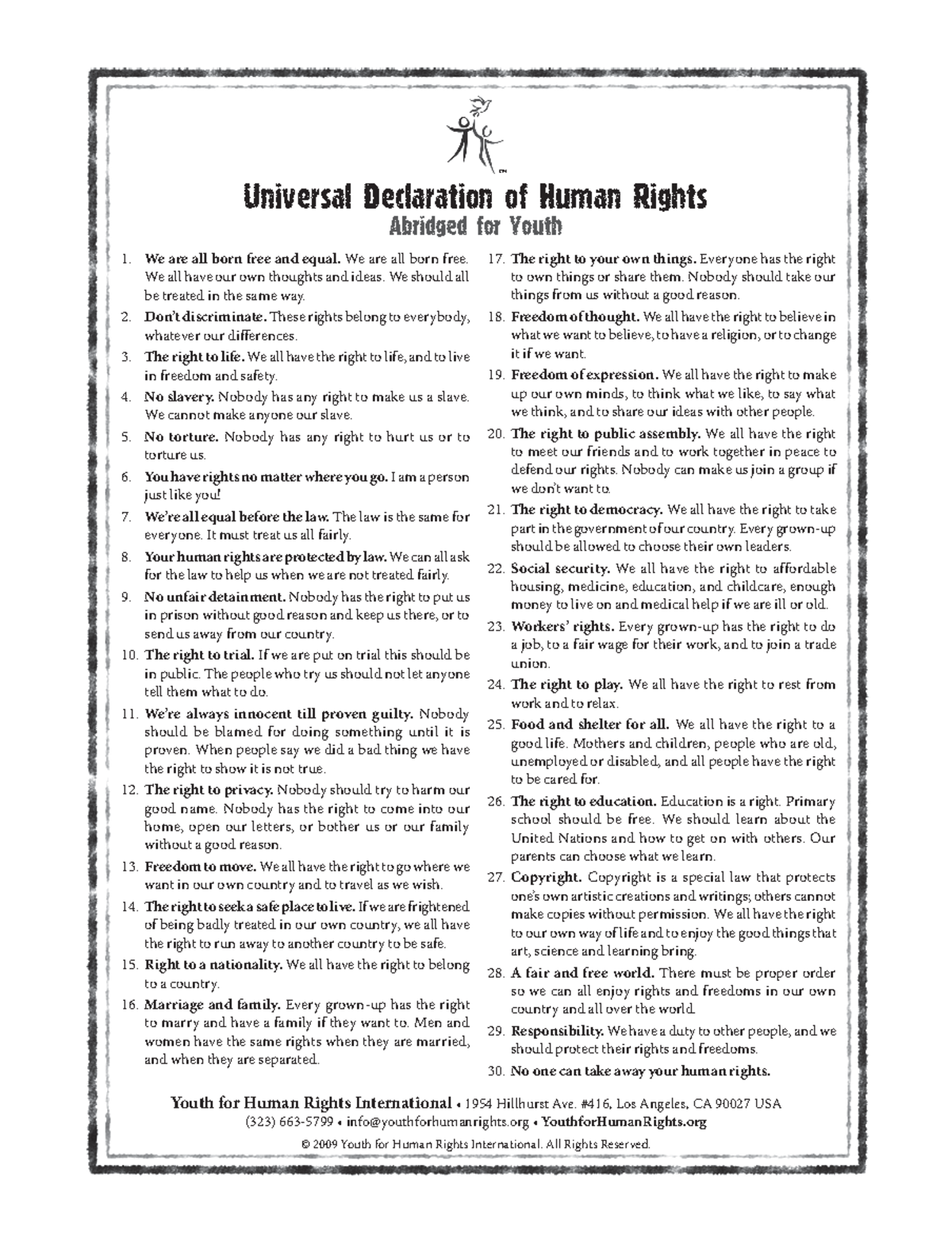 YHRI declaration-human-rights-abridged en - We are all born free and ...
