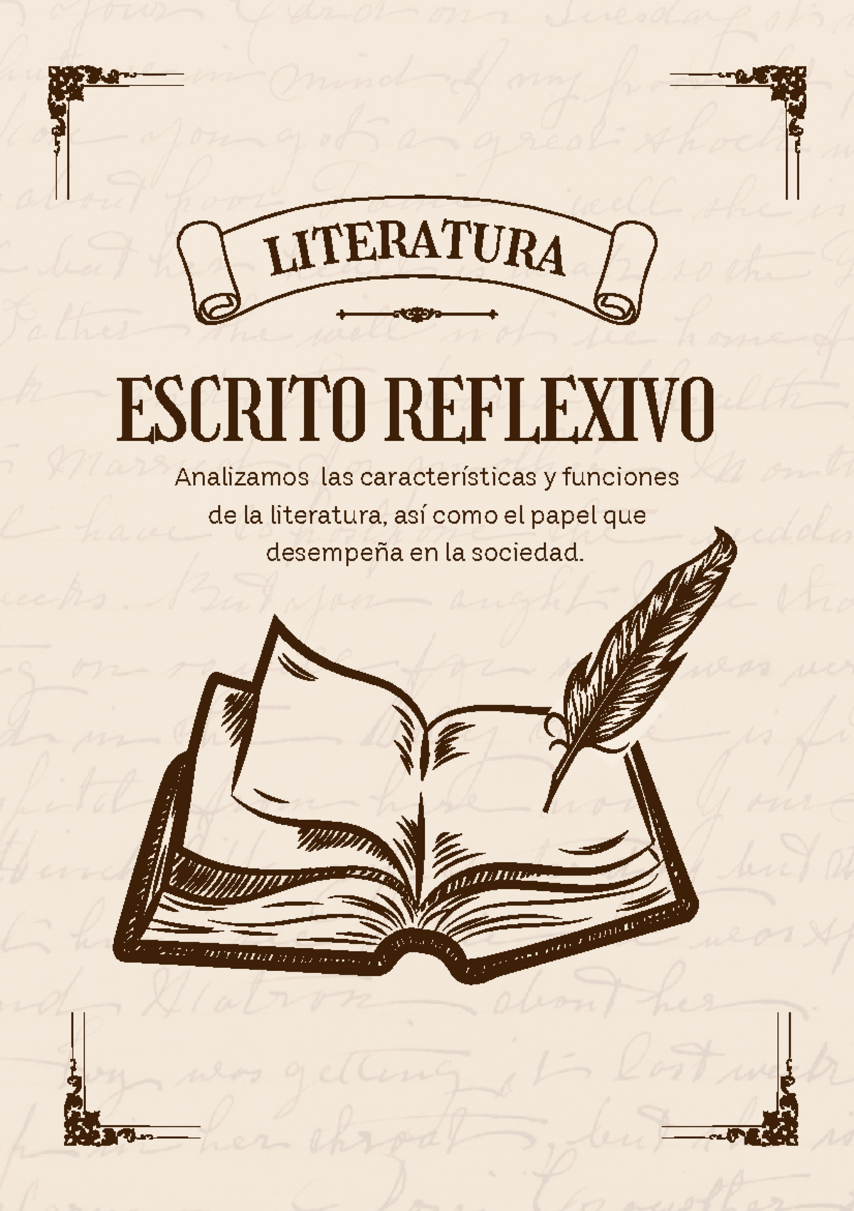 LIT - Nokn - ESCRITO REFLEXIVO li ter atur a Analizamos las ...