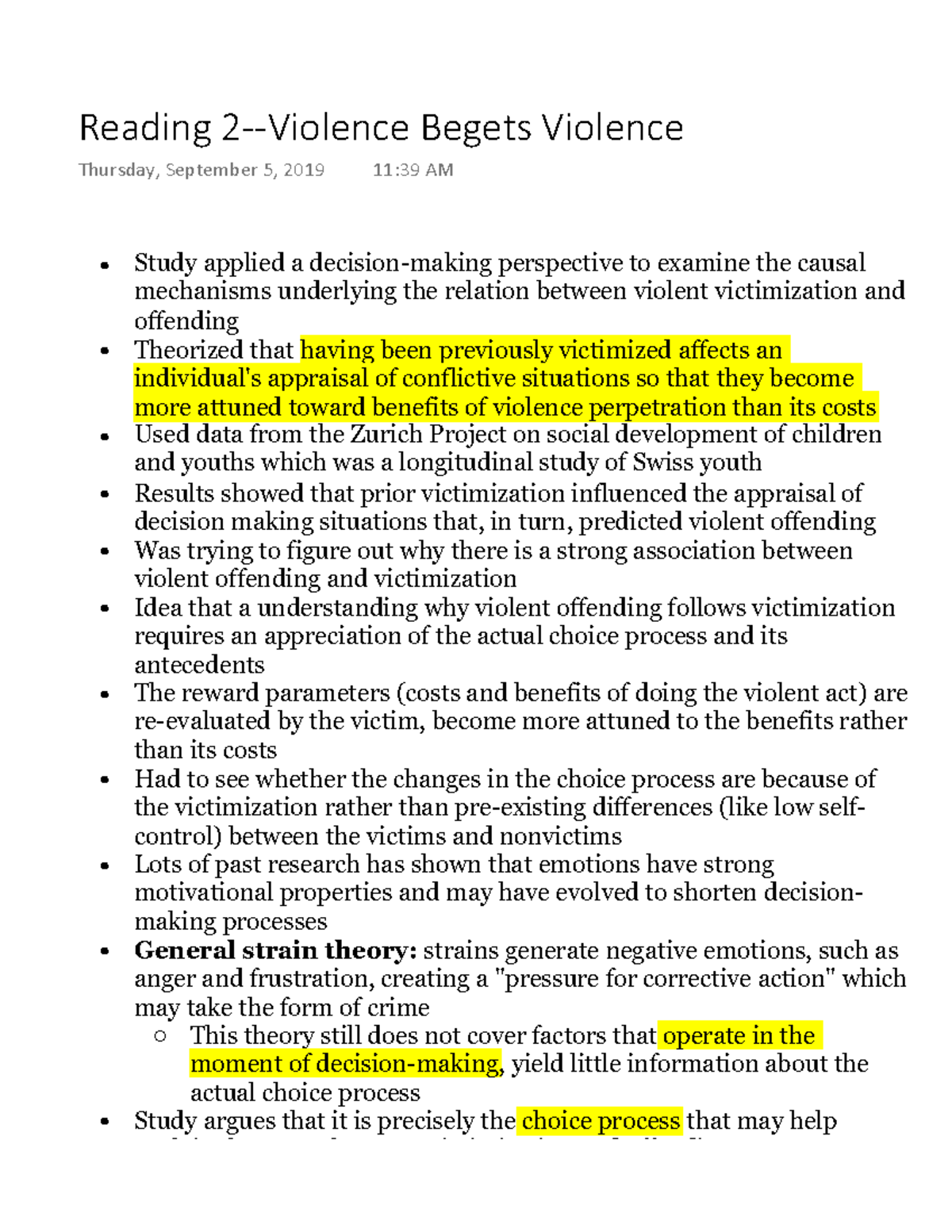 Reading 2-Violence Begets Violence - Warning: TT: undefined function ...