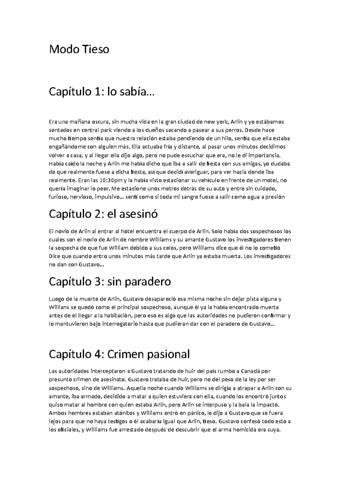 55 disparos - libro hecho por mi - Modo Tieso Capítulo 1: lo sabía ...