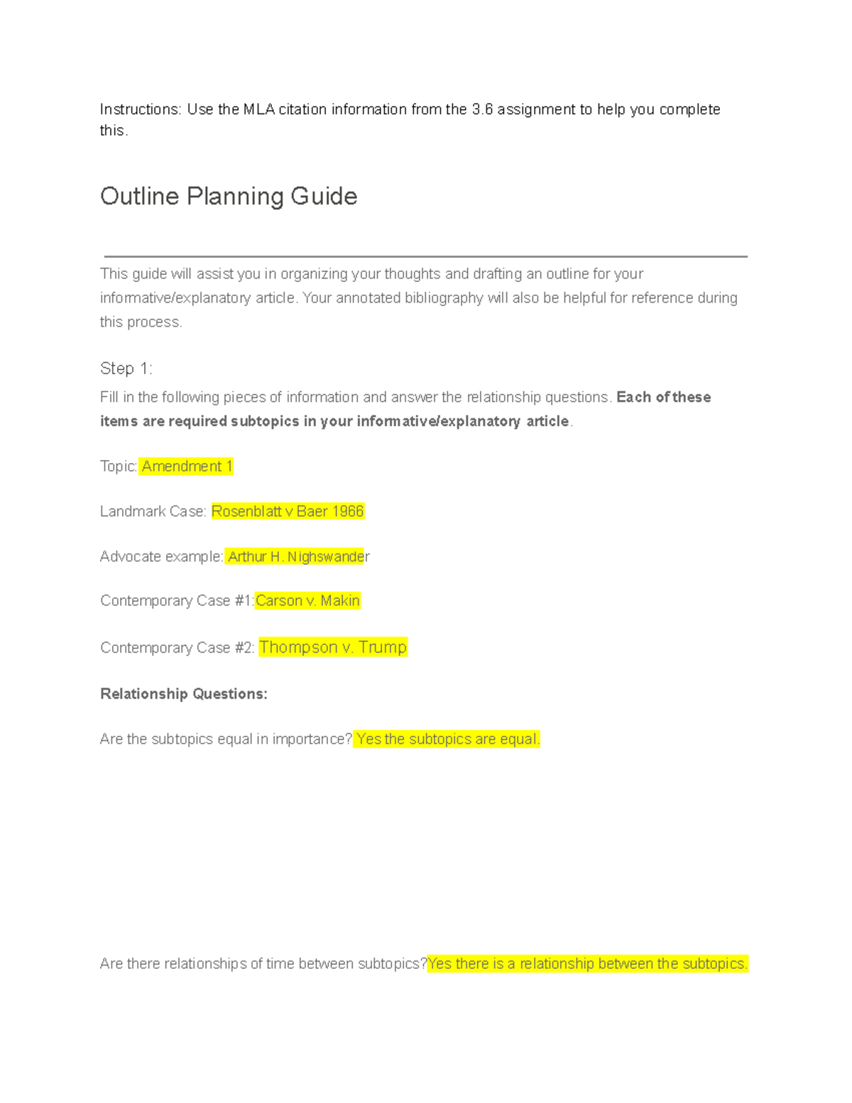 Copy of E4 CP 3.07 Outline Planning Guide - Instructions: Use the MLA ...