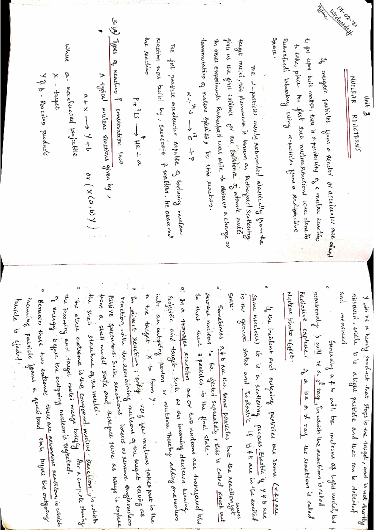 Nuclear Reactions - Nuclear Physics And Particle Physics - Studocu