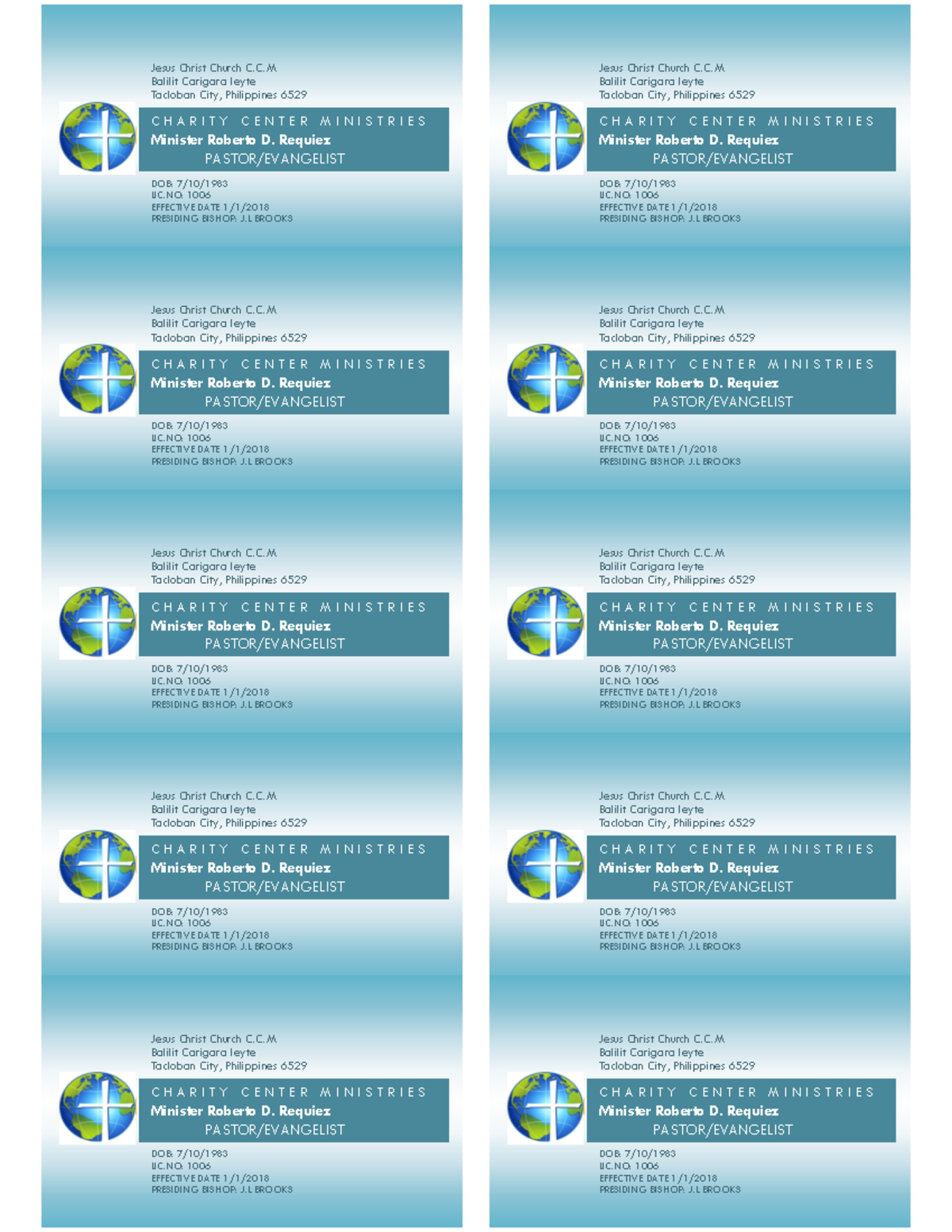 Publication 2 - Jesus Christ Church C.C. Balilit Carigara leyte ...