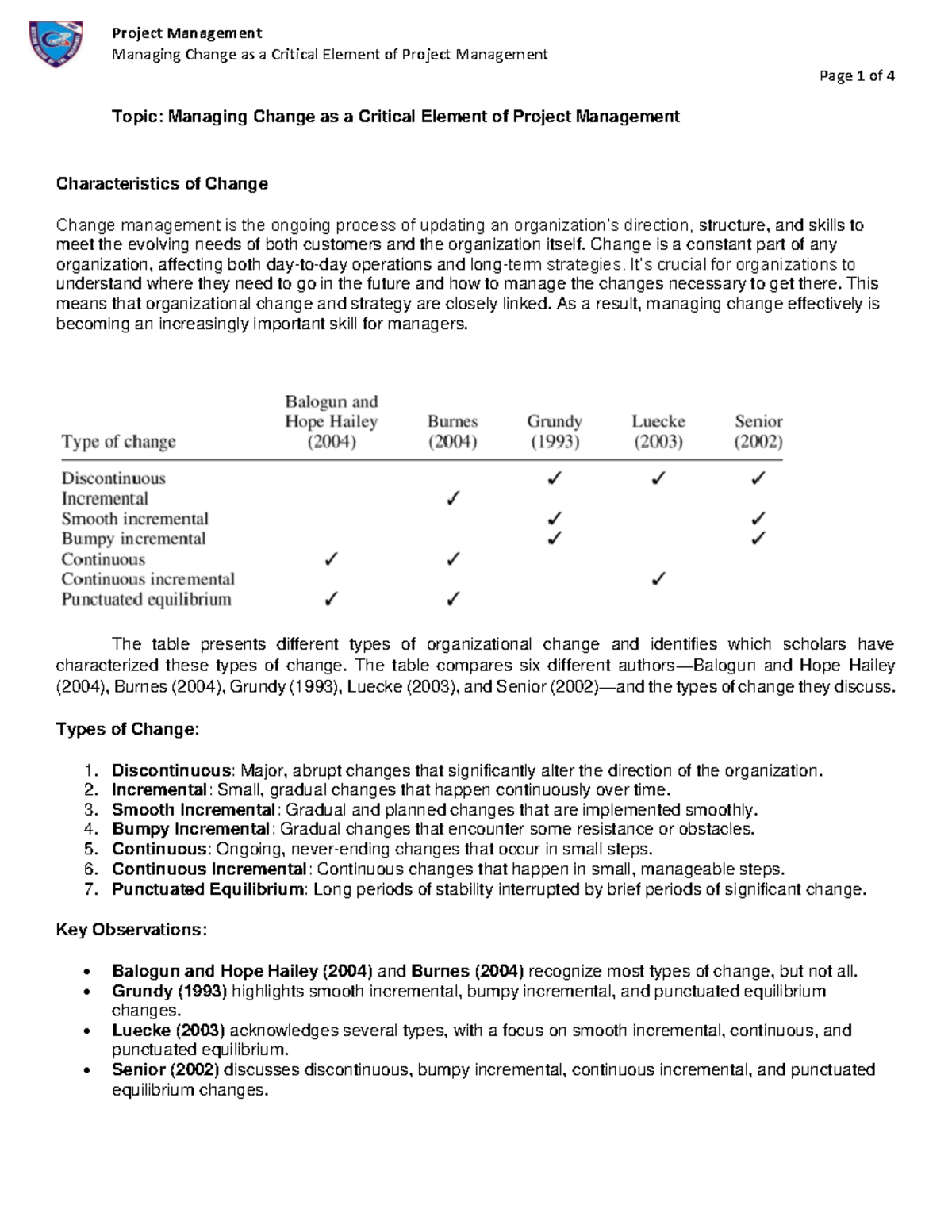 Module-3.-Lesson-Proper - Managing Change as a Critical Element of ...