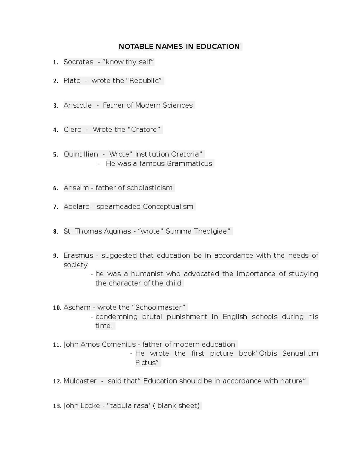 To be printed in ECRE 1 - Summary Bachelor of Secondary Education ...