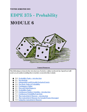 Edpe375 definitions/notes - Edpe 375 module 1 notes A dot plot consists ...