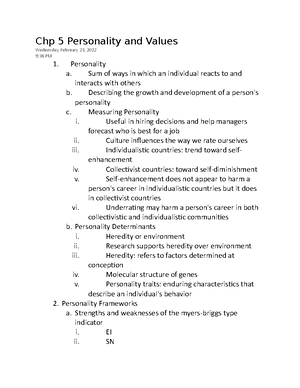Chp 4 Emotions and Moods - Chp 4: Emotions and Moods Friday, February ...