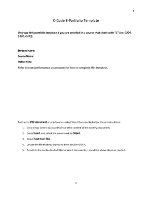 C489 Task 1 - Task 1 - Running Head: C489 Task 1 Task 1 C Ferdinand ...