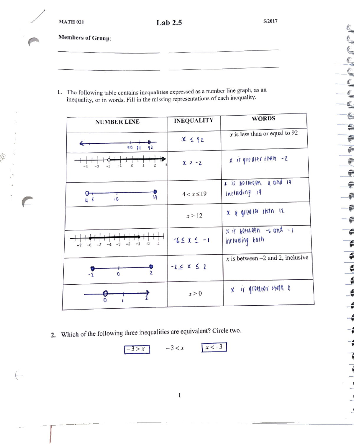 Lab2 - lab 2.5 - MATH021 - Studocu