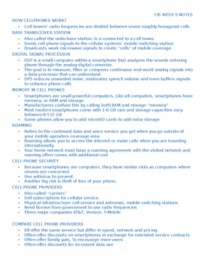 CIS- Chapter 12 - Nayem Rahman - CIS Chapter 12: Working in the ...
