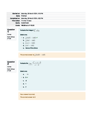 Calculus Final Review - Mathematics - Studocu