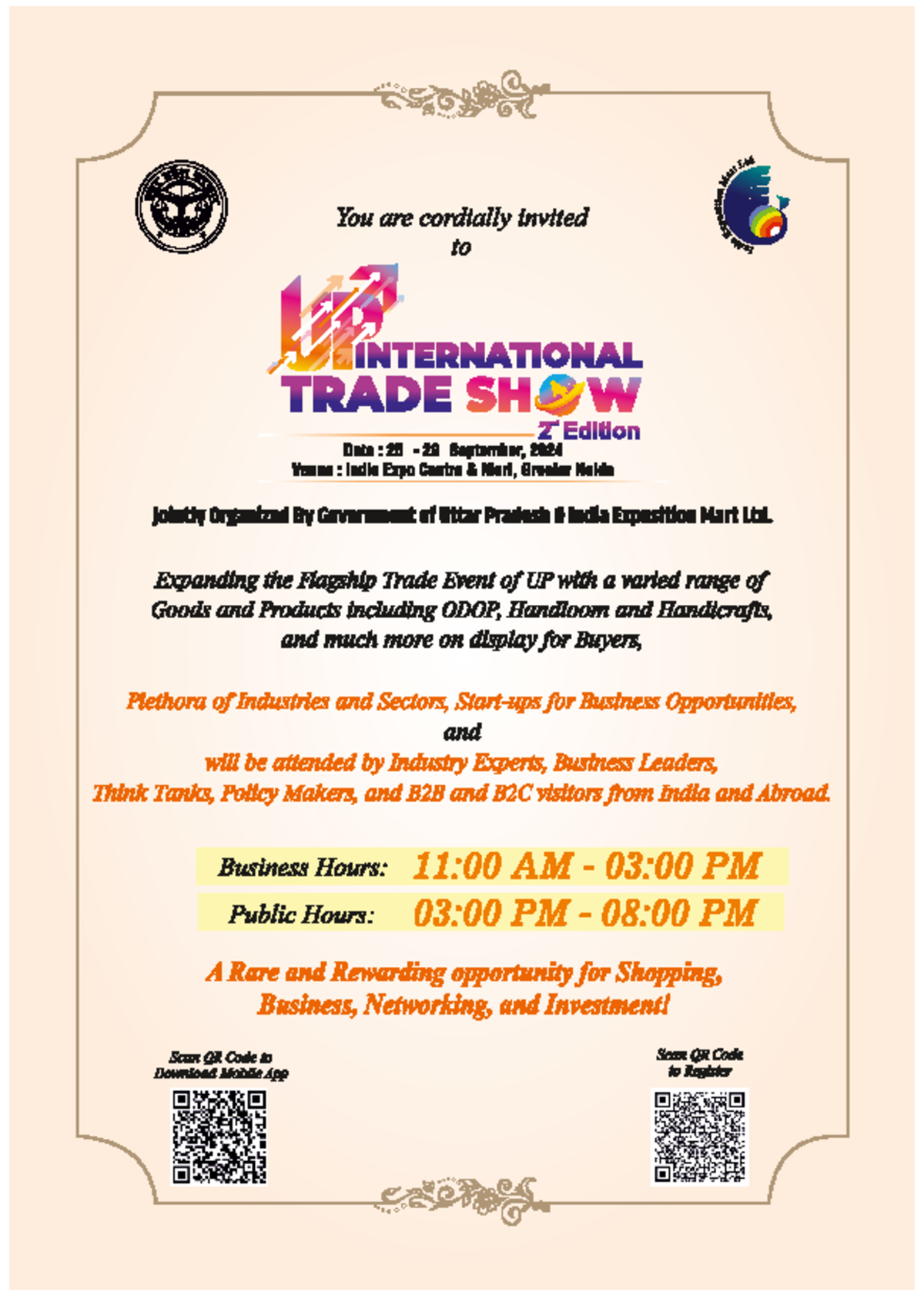 Upits 2024 General Invitation with event schedule v1 - Date Time ...