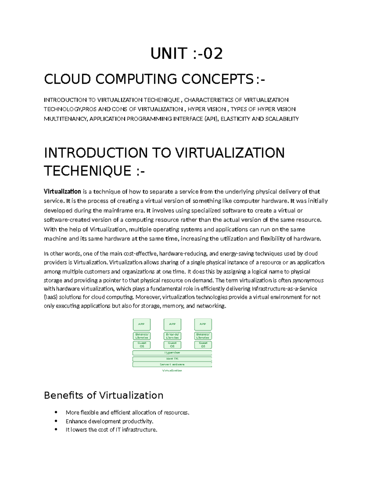 Cloud Computing Concepts It Is The Process Of Creating A Virtual