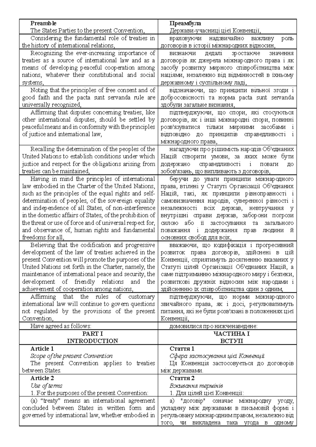 Віденська Конвенція 1-41 - Preamble The States Parties to the present ...