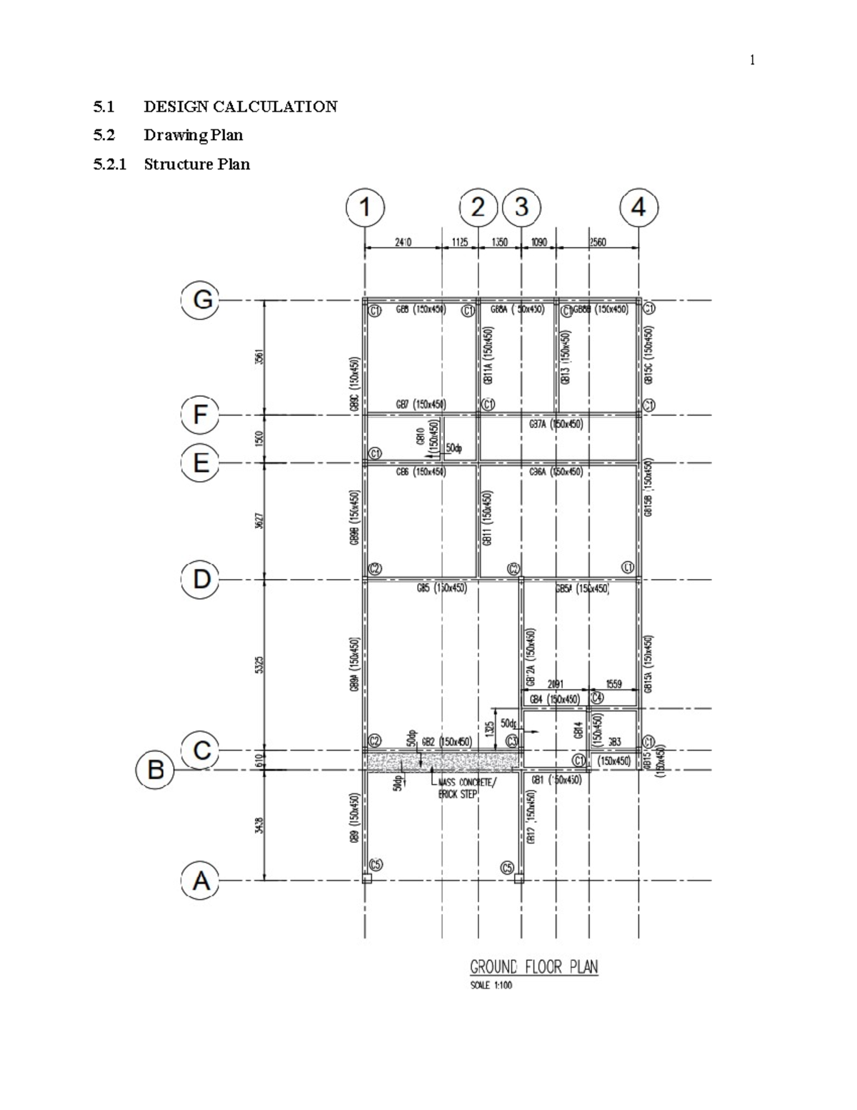 Design Calculation ( Example Calculation) - 1 5 DESIGN CALCULATION 5 ...