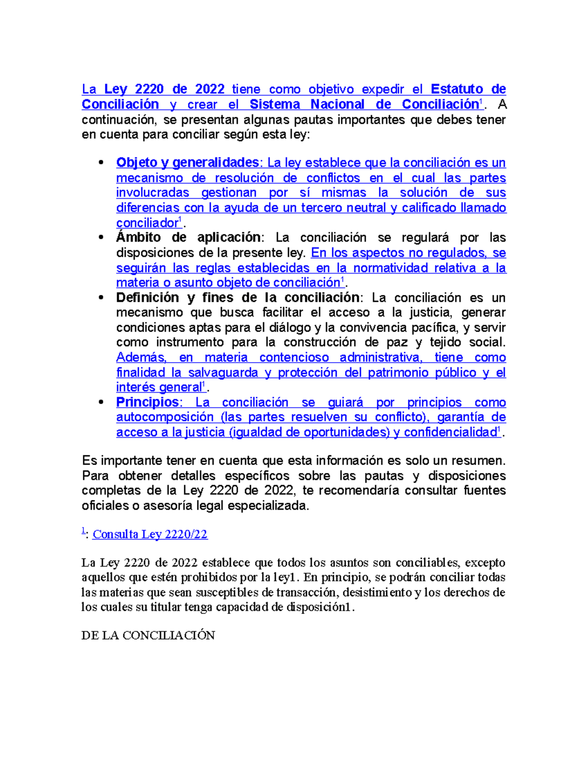 Pautas que debo seguir en la conciliacion - La Ley 2220 de 2022 tiene ...