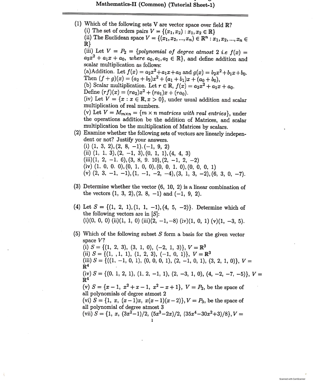 Mathematics_Tutorial sheet-2 - Mathematics-II - Studocu