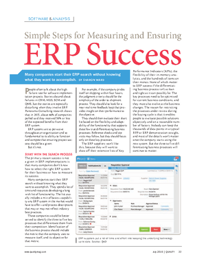 Erp5 - Article summary - ANALYTICS What Process Mining Is, and Why Companies Should Do It by ...
