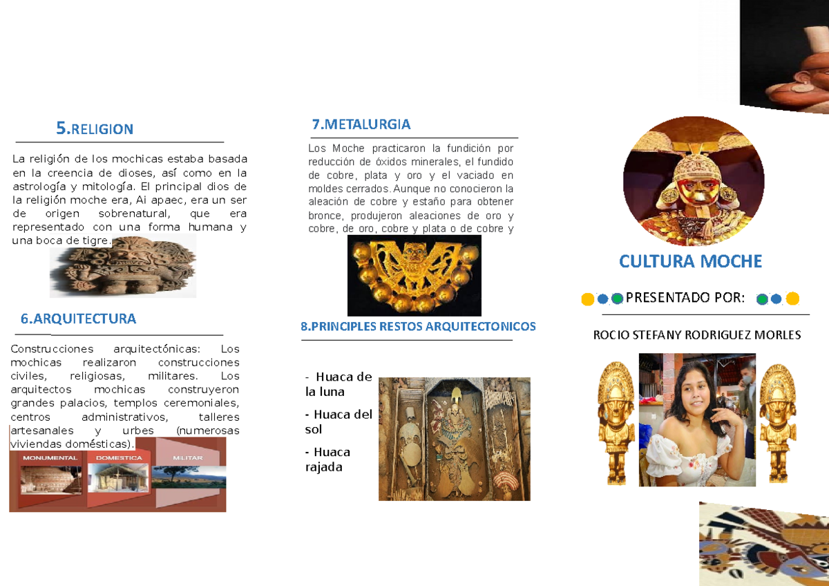 A Morales Trictico - triptico de la cultura mochica - 5 7 Los Moche ...