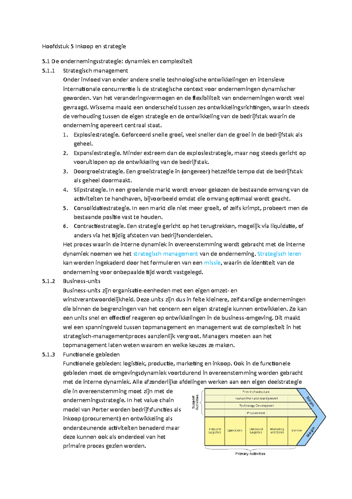 Hoofdstuk 5 Inkoop en strategie - Hoofdstuk 5 Inkoop en strategie 5 De ...