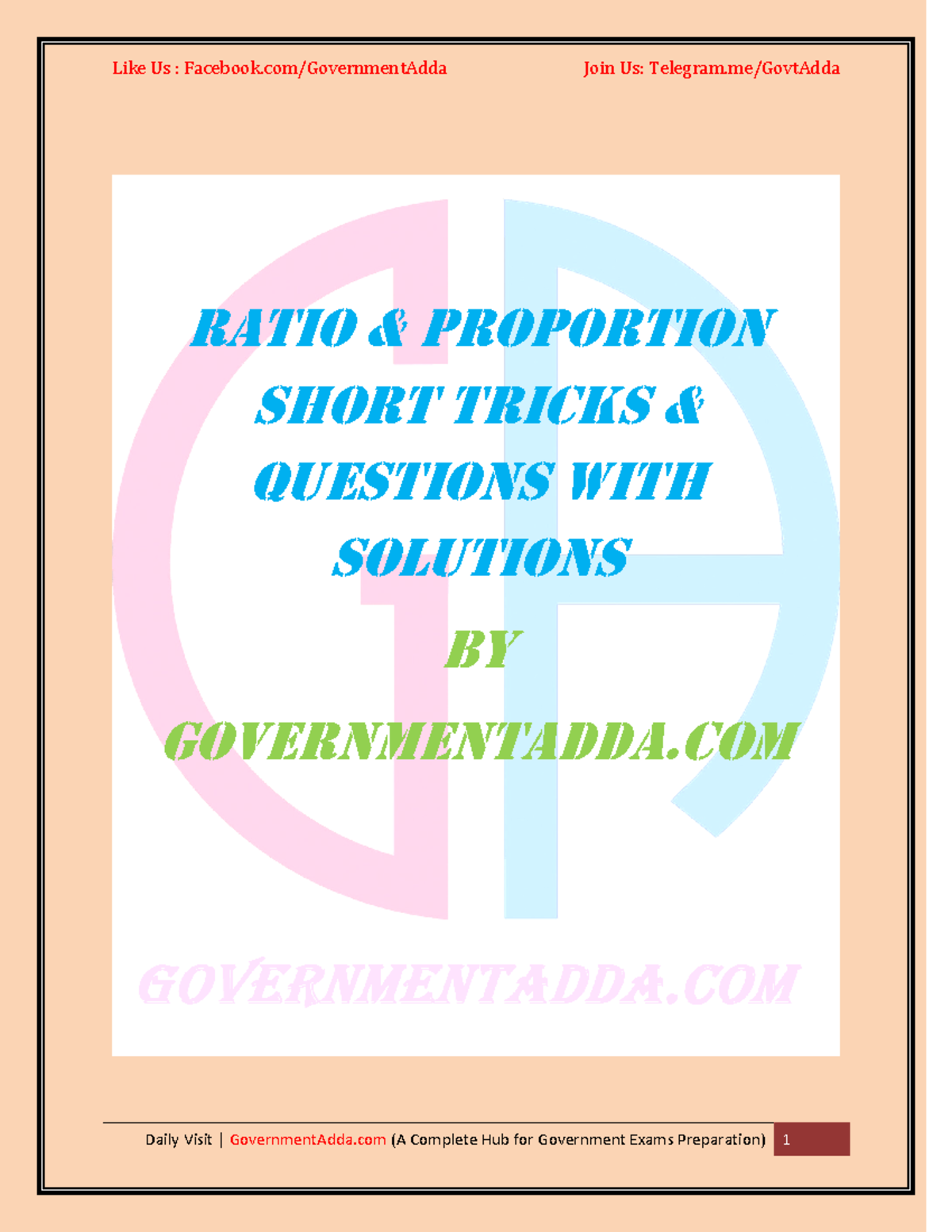 Ratio Basic Concepts - helping students - Ratio & proportion short ...