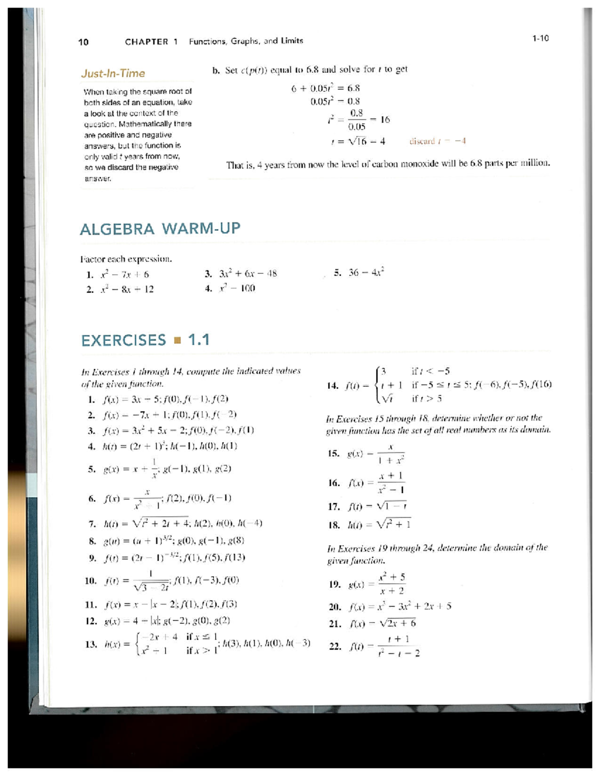 Section 1.1 PRACTICE QUESTIONS - MATH 103 - Studocu