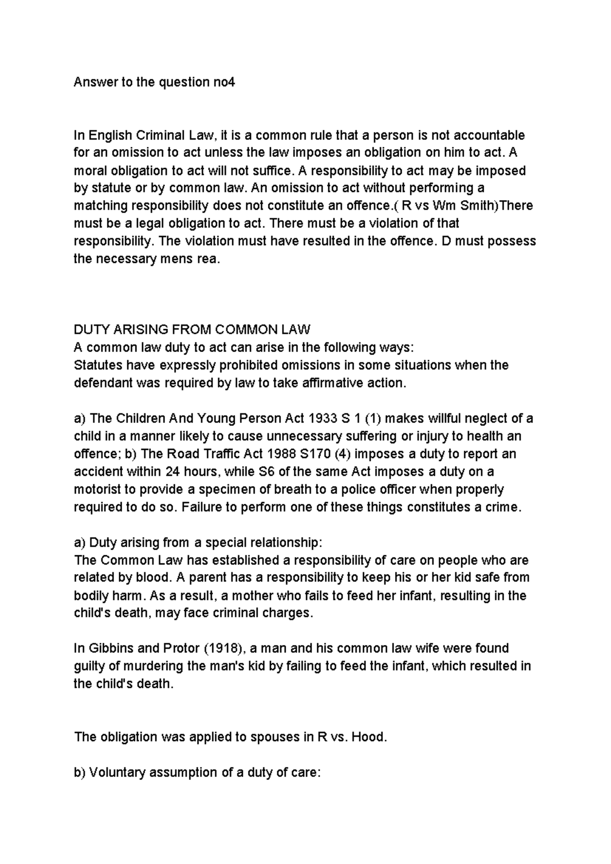 Homicide-solving - manslaughter problem solving - Answer to the ...