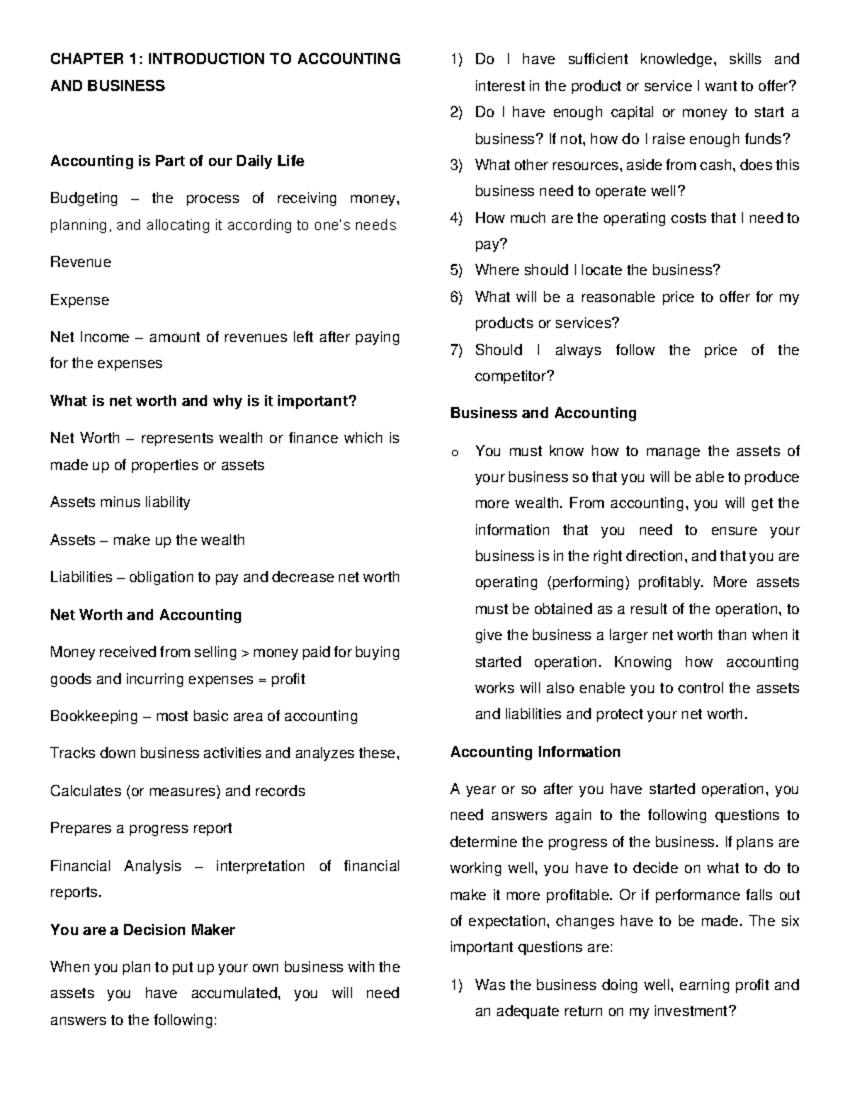 Chapter 1 - Financial Accounting and Reporting - CHAPTER 1 ...