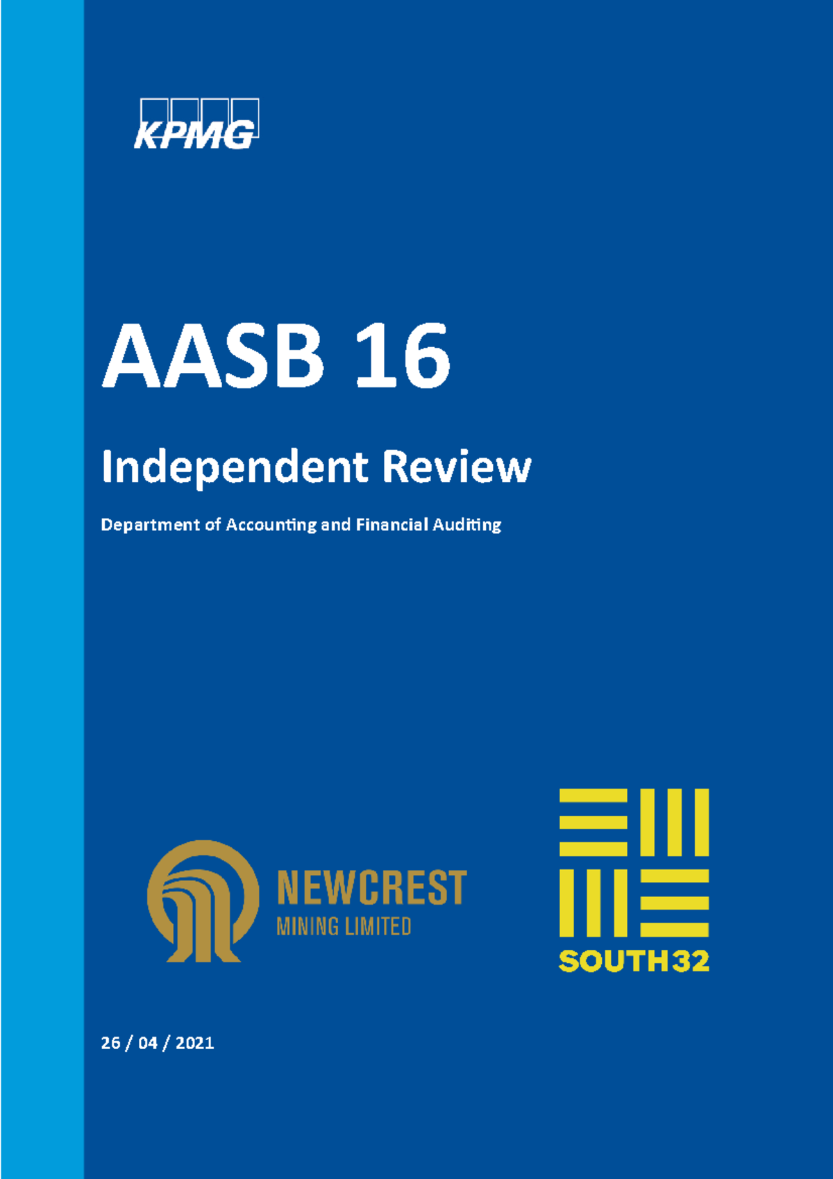 ASG Group Assignment - ASG - AASB 16 Independent Review Department of ...