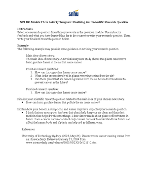 ENG 130 Module Two part 2 - ENG 130 Module Two Written Response ...