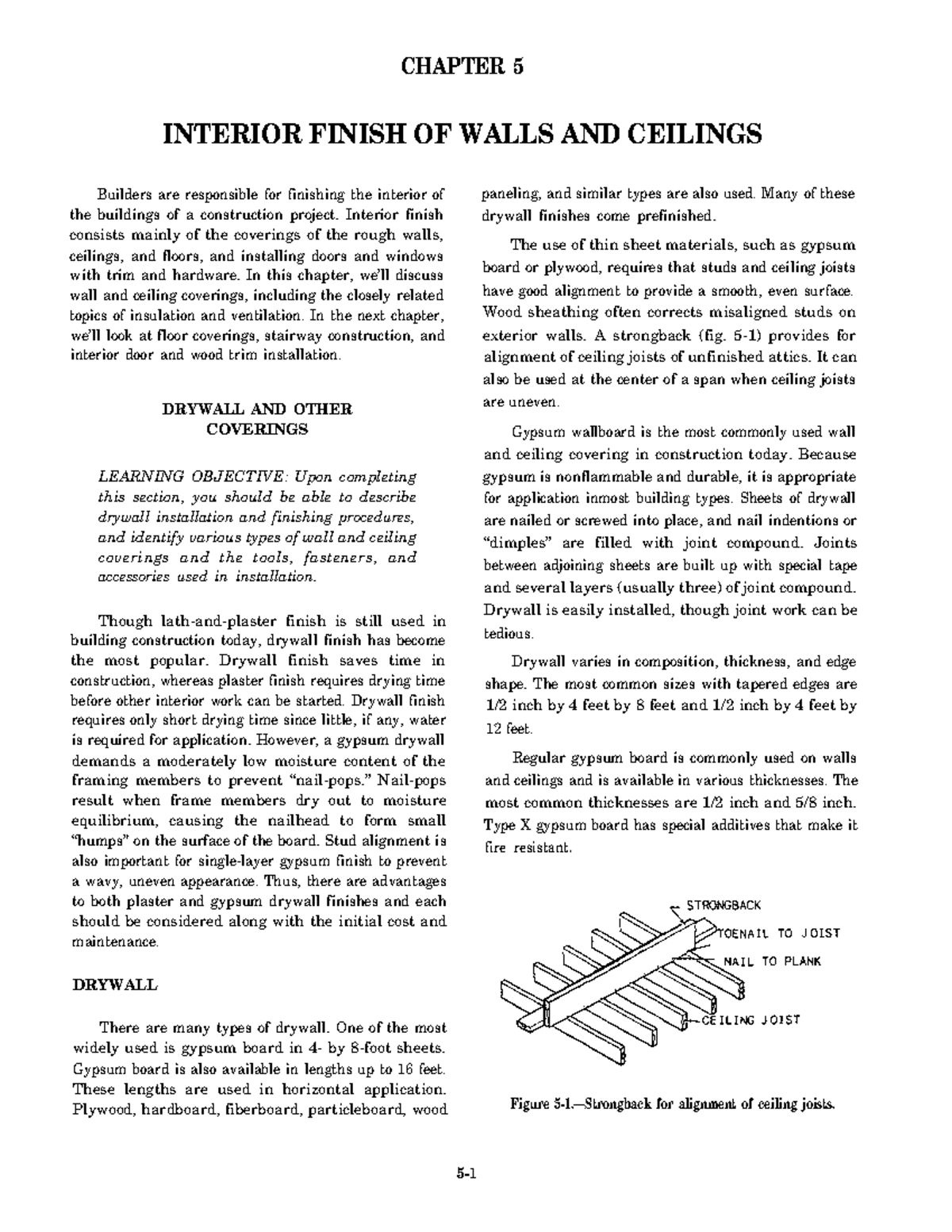 Silo - Sample Building Specifications - CHAPTER 5 INTERIOR FINISH OF ...